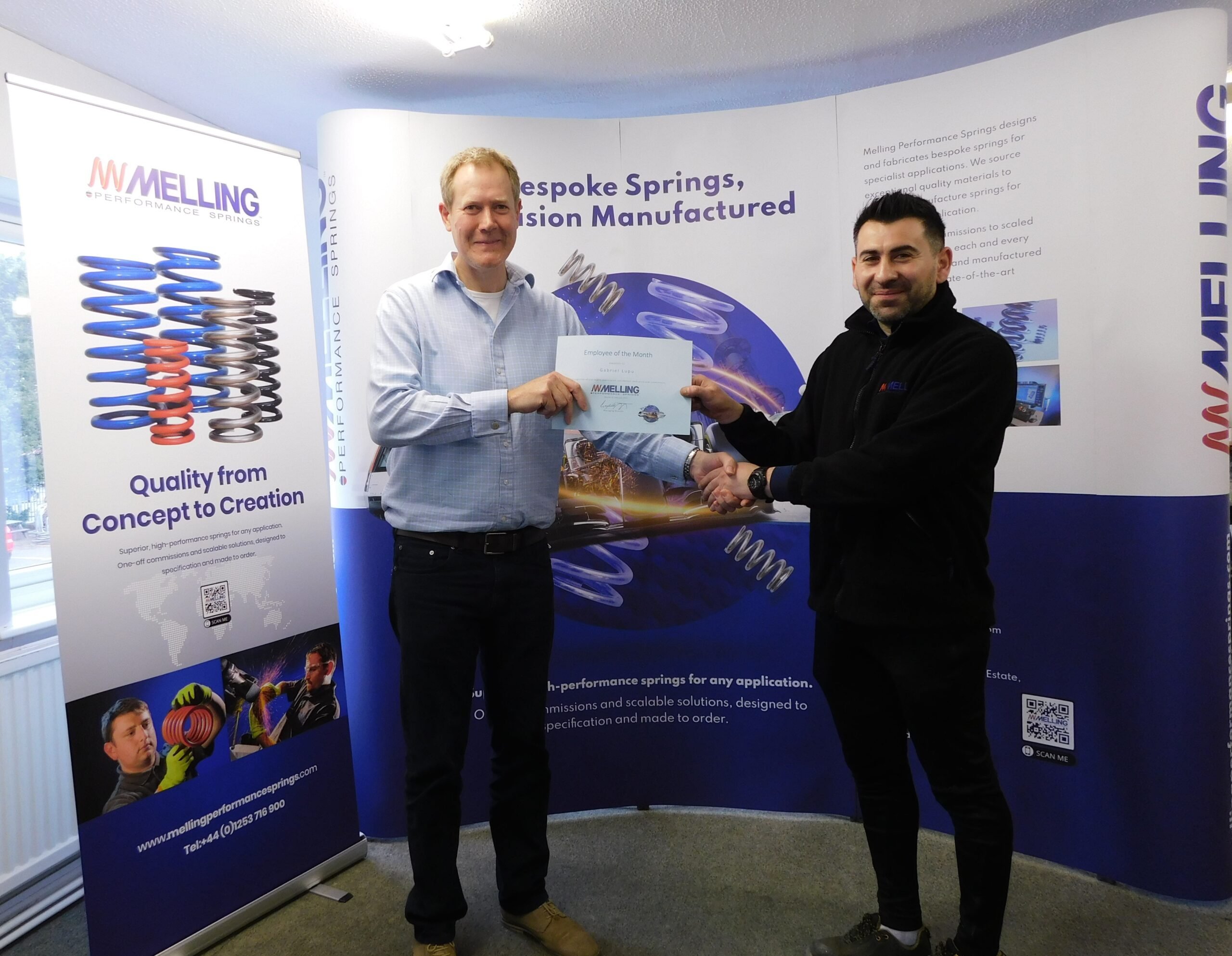 Employee of the month for February • Melling Performance Springs